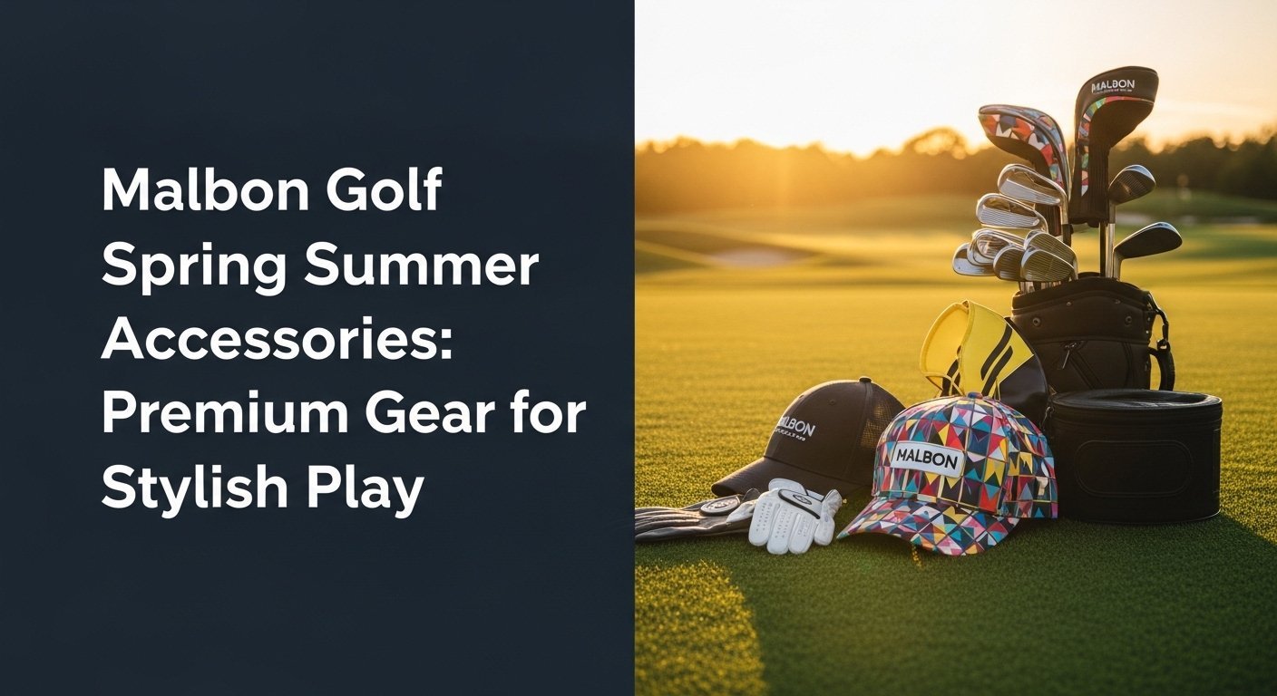 Malbon Golf Spring Summer Accessories: Premium Gear For Stylish Play