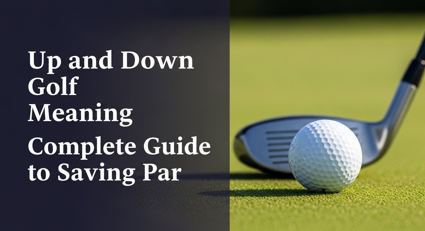 Up And Down Golf Meaning Complete Guide To Saving Par