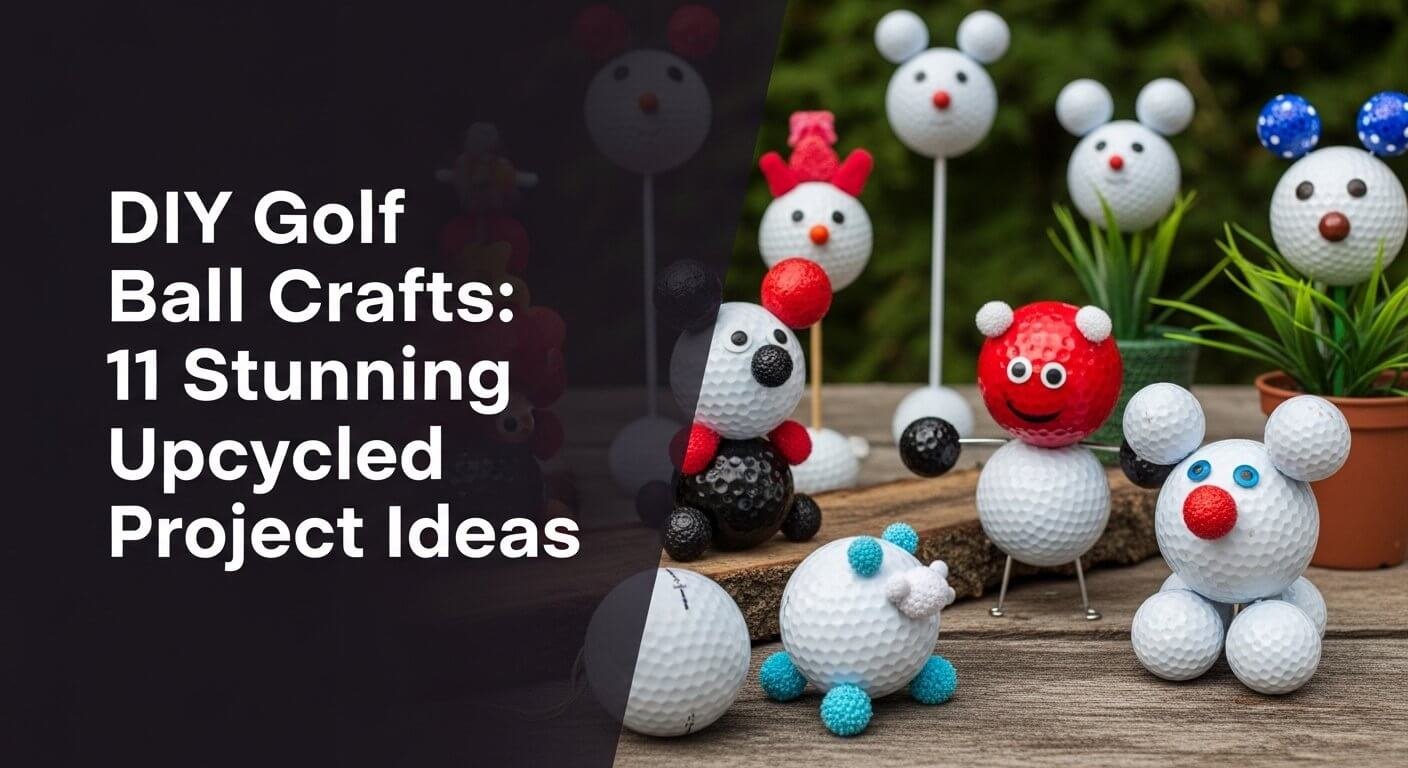 DIY Golf Ball Crafts: 11 Stunning Upcycled Project Ideas 2026