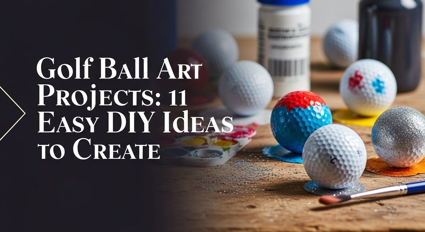 Golf Ball Art Projects: 11 Easy DIY Ideas To Create