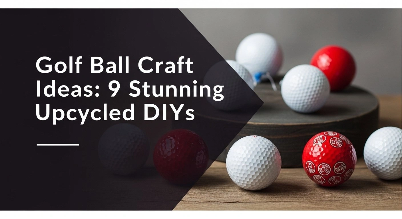 Golf Ball Craft Ideas: 9 Stunning Upcycled DIYs For 2026