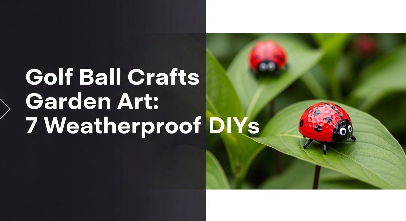 Golf Ball Crafts Garden Art: 7 Weatherproof DIYs 2026