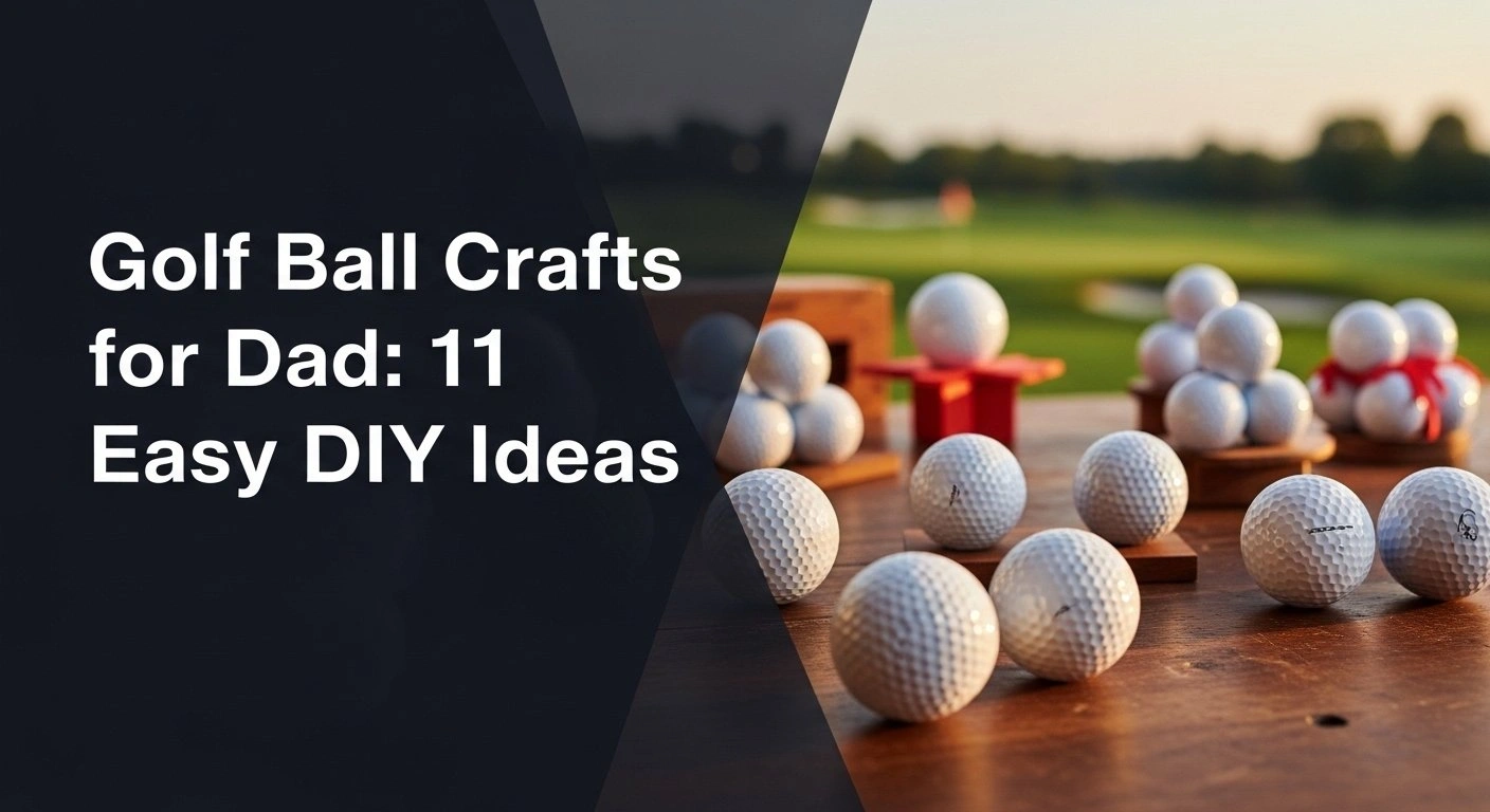 Golf Ball Crafts For Dad: 11 Easy DIY Ideas In 2026