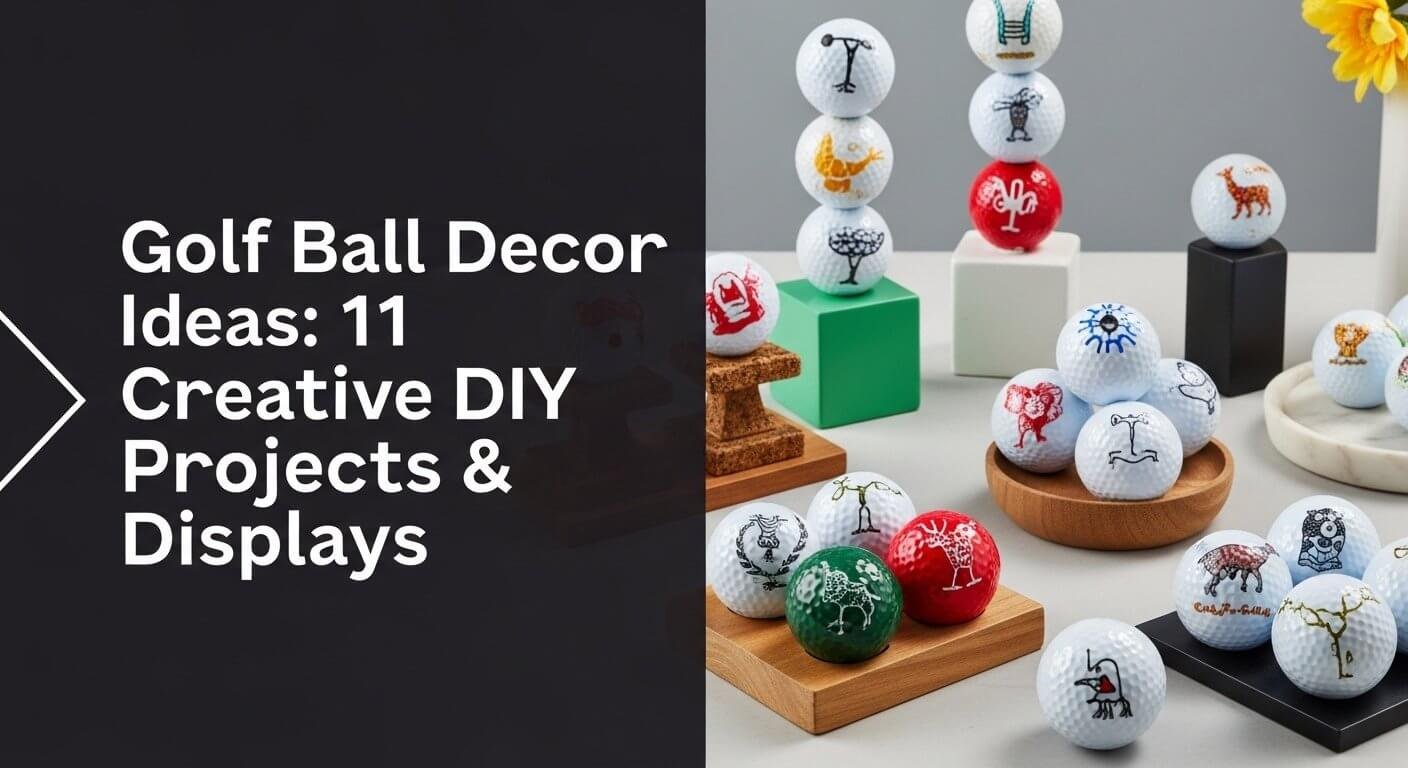 Golf Ball Decor Ideas: 11 Creative DIY Projects & Displays