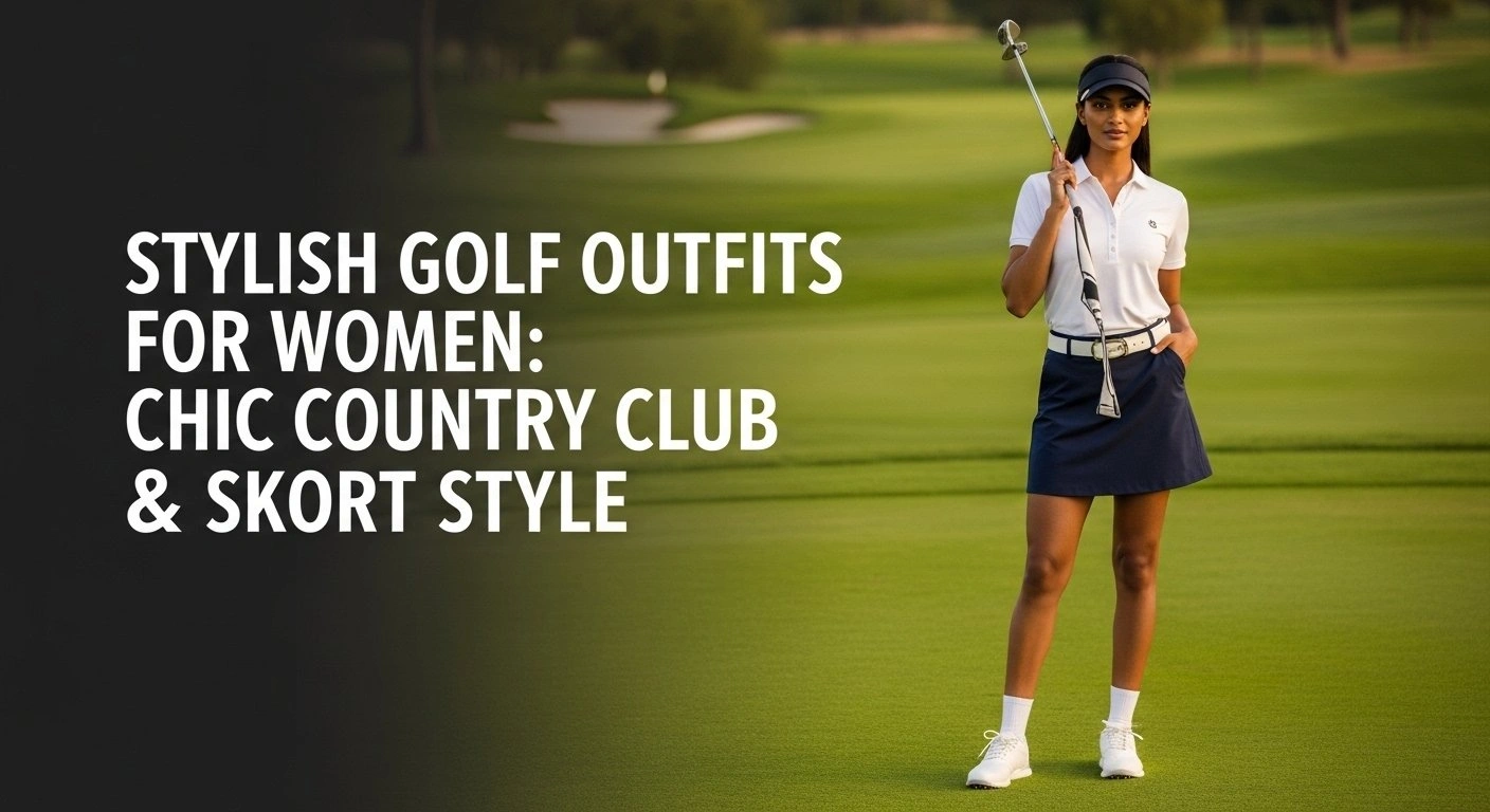 Stylish Golf Outfits For Women: Chic Country Club & Skort Style