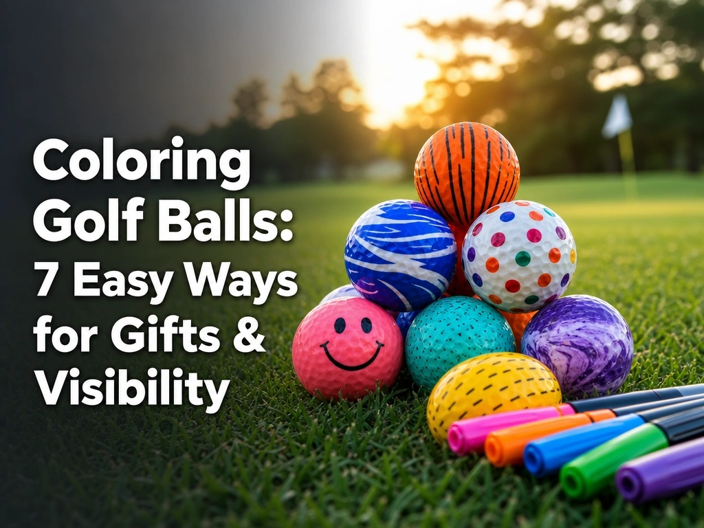 Coloring Golf Balls: 7 Easy Ways For Gifts & Visibility